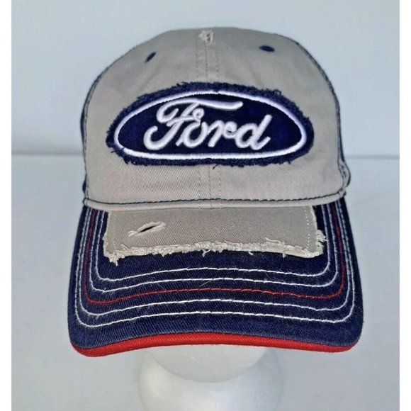 Ford | Accessories | Ford Gt4 50 Distressed Patch Logo Osfa Snapback ...
